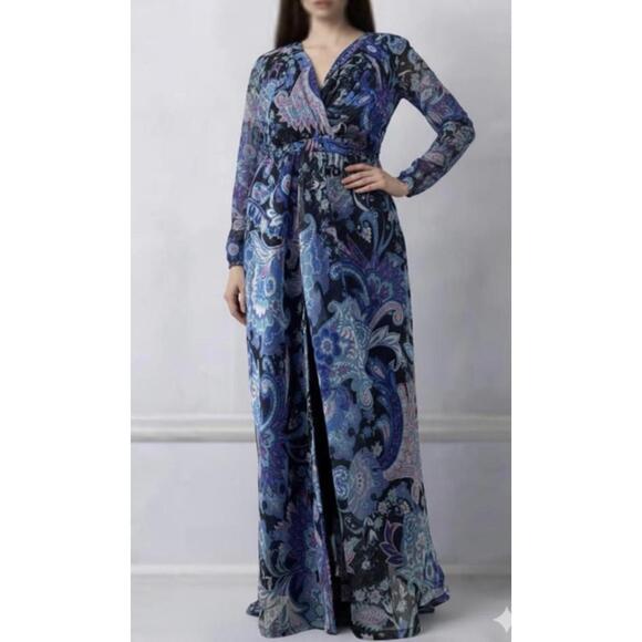 Boston Proper | Dresses | Boston Proper Womens Maxi Dress Sheer Overlay ...